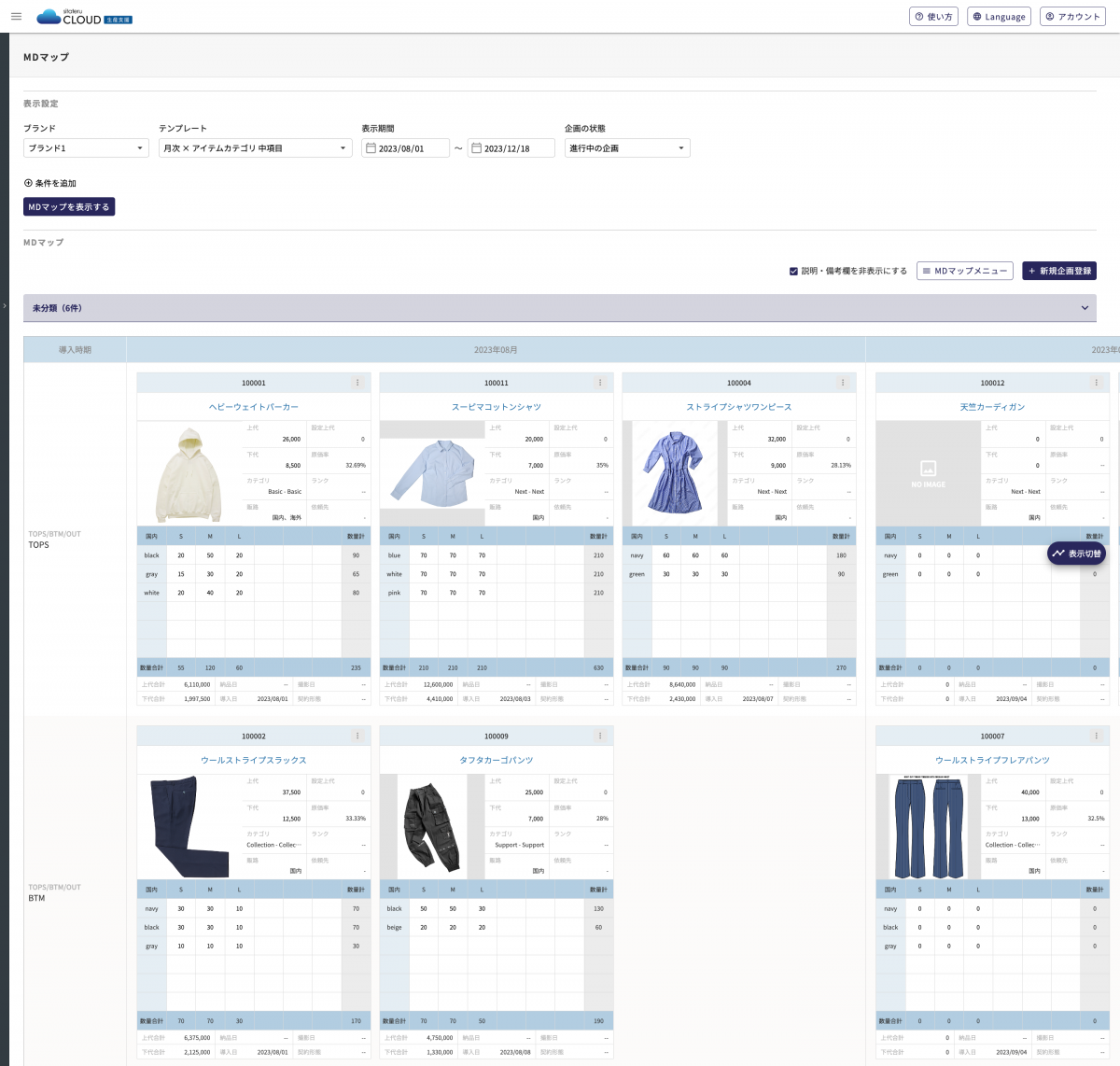 sitateru CLOUDに「MD企画機能」追加 ファッションブランドの包括的なデジタル化を推進|ECzine（イーシージン）