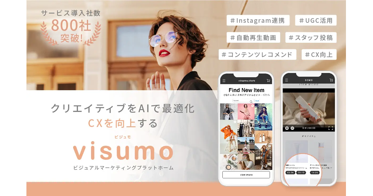 visumo、AIコンテンツレコメンド機能とEC上でSNS的UIを実現できるテンプレートの提供を開始|ECzine（イーシージン）