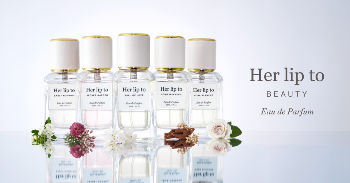 Her lip to BEAUTY、ブランド初のオードパルファムシリーズ全5種を12/12に販売開始|ECzine（イーシージン）