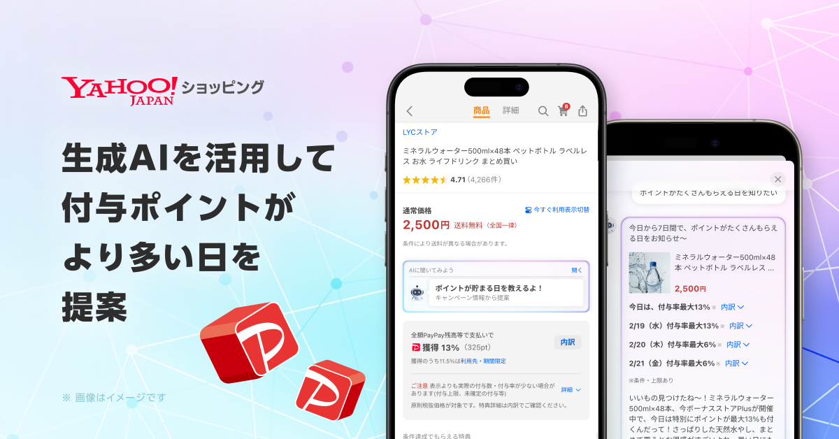AIが直近7日間で最もポイント付与率の高いおトクな購入日を提案 Yahoo!ショッピングに新機能追加|ECzine（イーシージン）