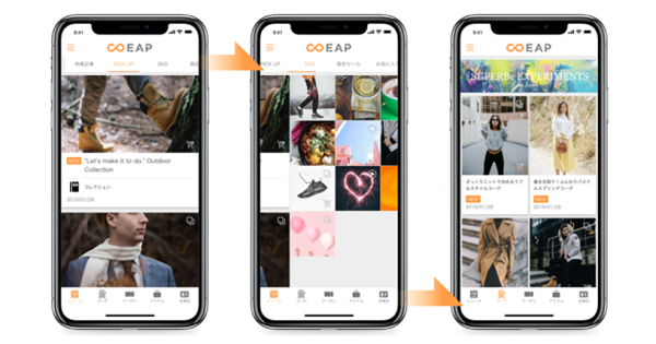 アプリプラットフォーム「EAP」、ニュース機能を強化 管理画面からカテゴリタブ分けが可能に|ECzine（イーシージン）